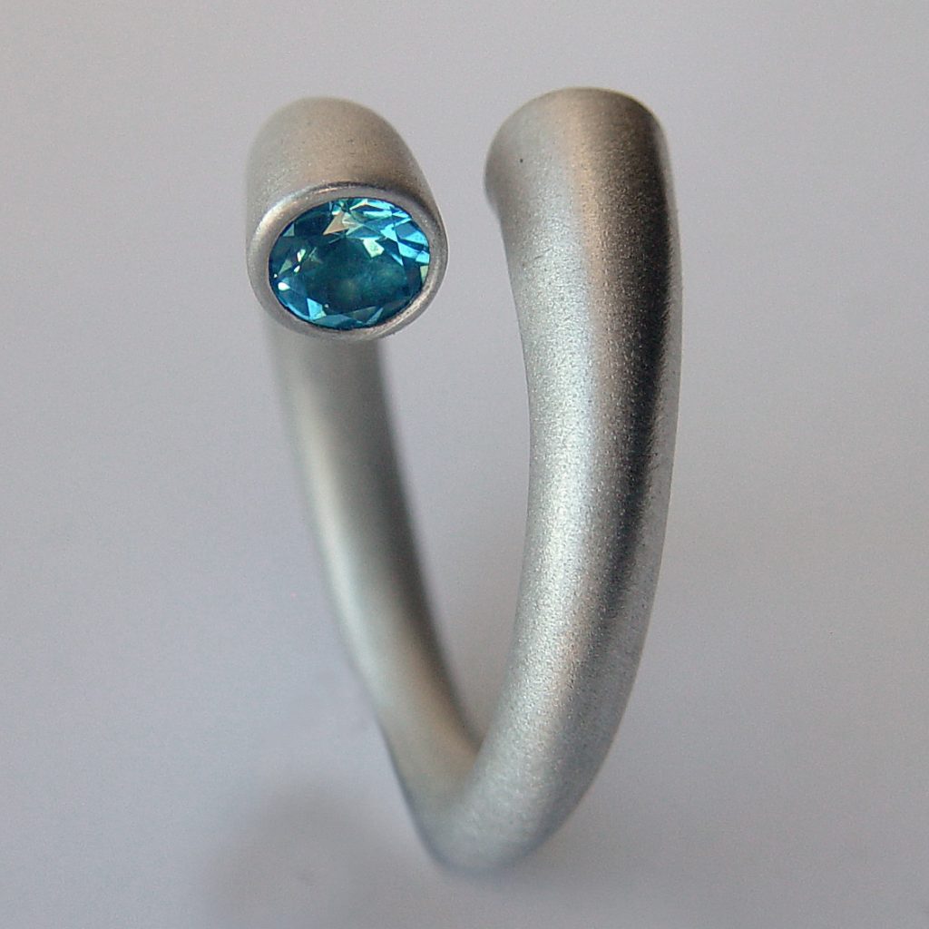 - Paul Finch Jewellery silver double taper wiggly ring